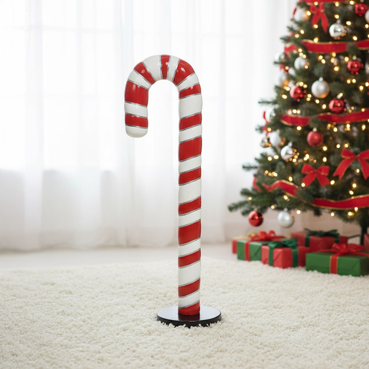 Sucre Dorge Geant Deco Noel