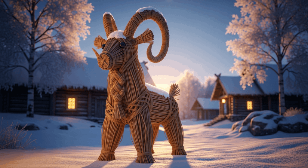 L'origine du bouc de Yule, une tradition nordique | Santa’s Valley